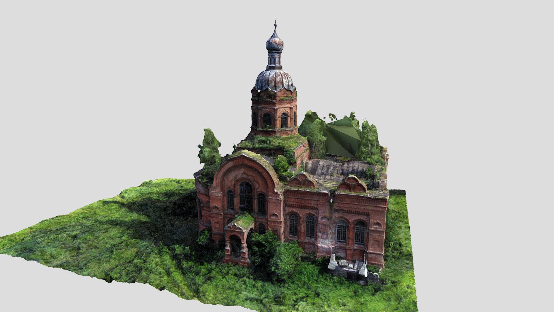 Model Church of St. Nicholas - 3D model by N0TRUSTN01 [8e765ad] - Sketchfab