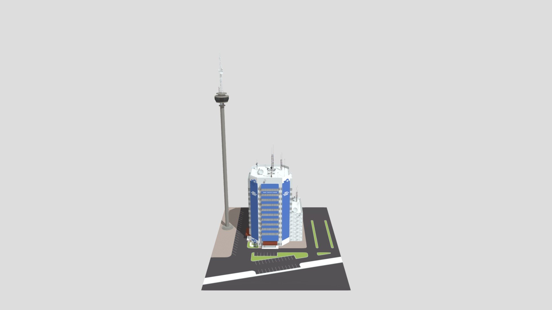 MENARA TVRI & LPPV TVRI - Yusuf Mahendra M - Download Free 3D model by ...