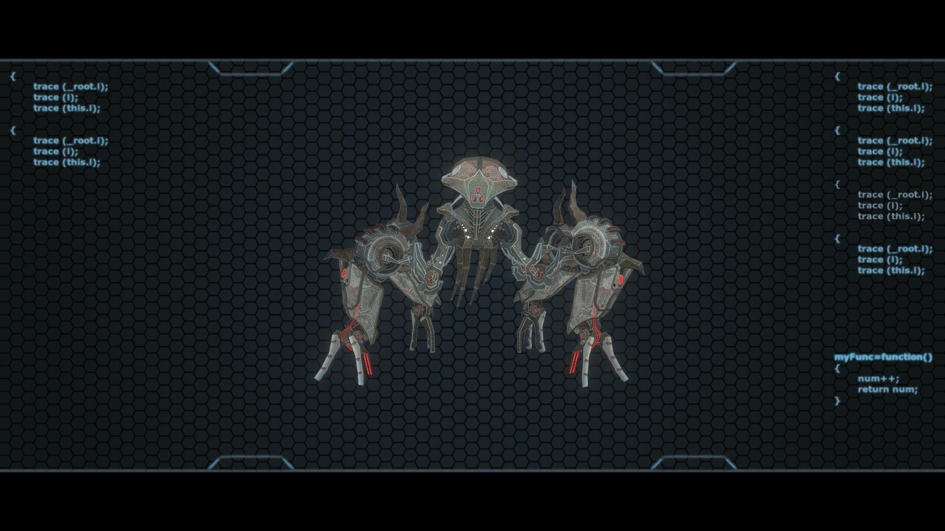 Creatures>Dark Aether>Guardians>Quadraxis>Full - Download Free 3D model ...