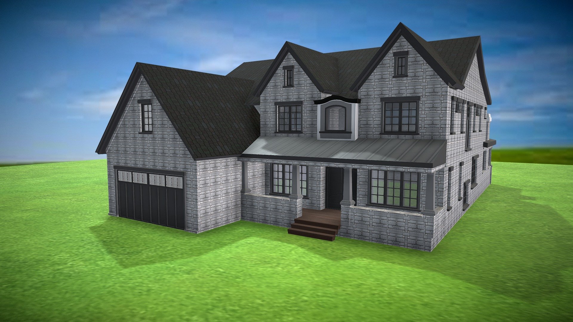 Hruska - 360 spin model of 3D house - 3D model by Render3DQuick ...