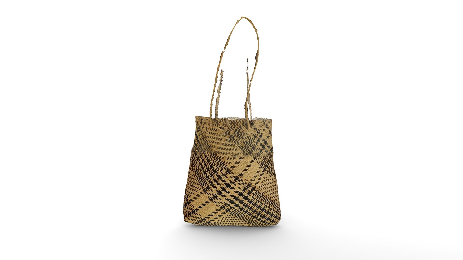 #6 Penan Handwoven Rattan Basket (Handbag Style) - Download Free 3D ...