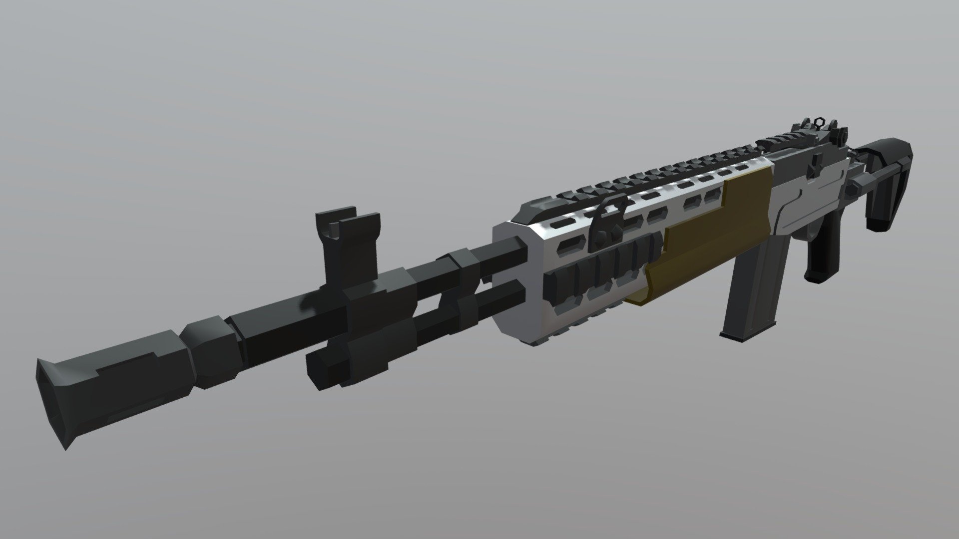 Low Poly MK14 EBR - Download Free 3D model by LowPolyCount ...