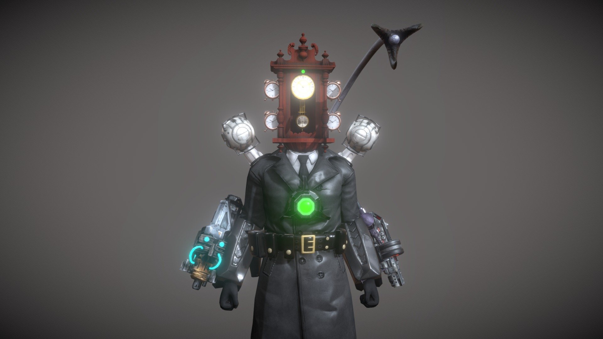 Titan clockman [Origin of darkzone] - Download Free 3D model by photon ...
