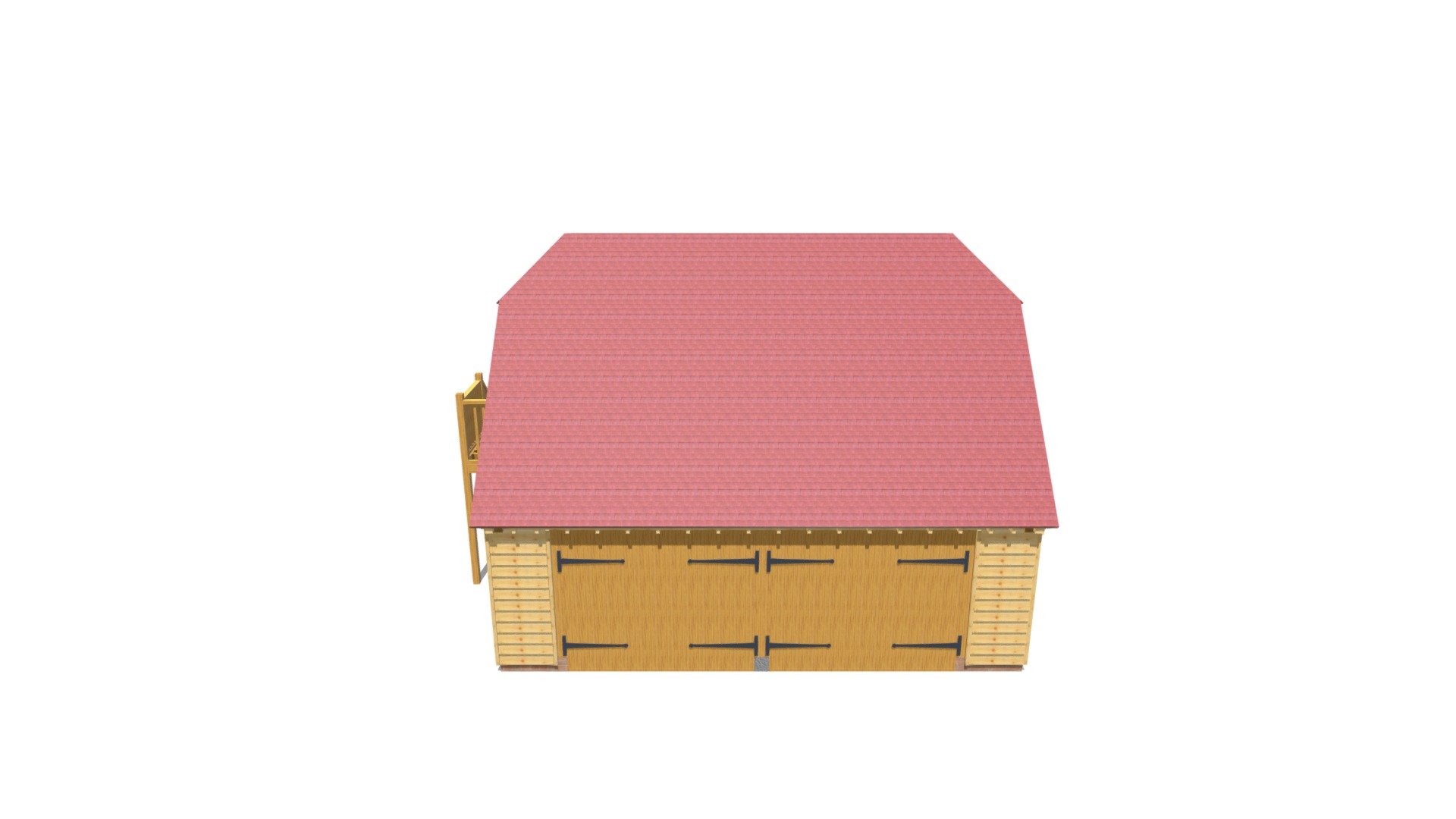 Faraday - 2 Bay 2 Storey - 3D model by crownoakbuildingsdesigns ...
