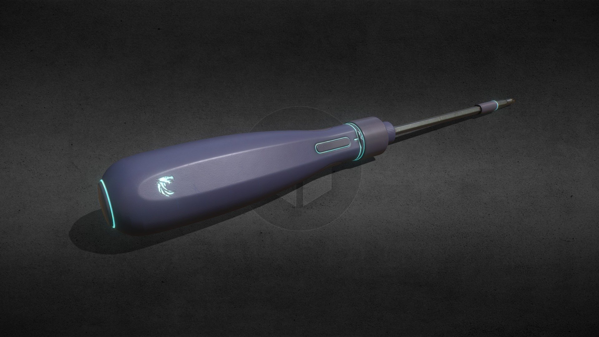 game-ready sci-fi screwdriver - 3D model by Mihail Shegolev ...