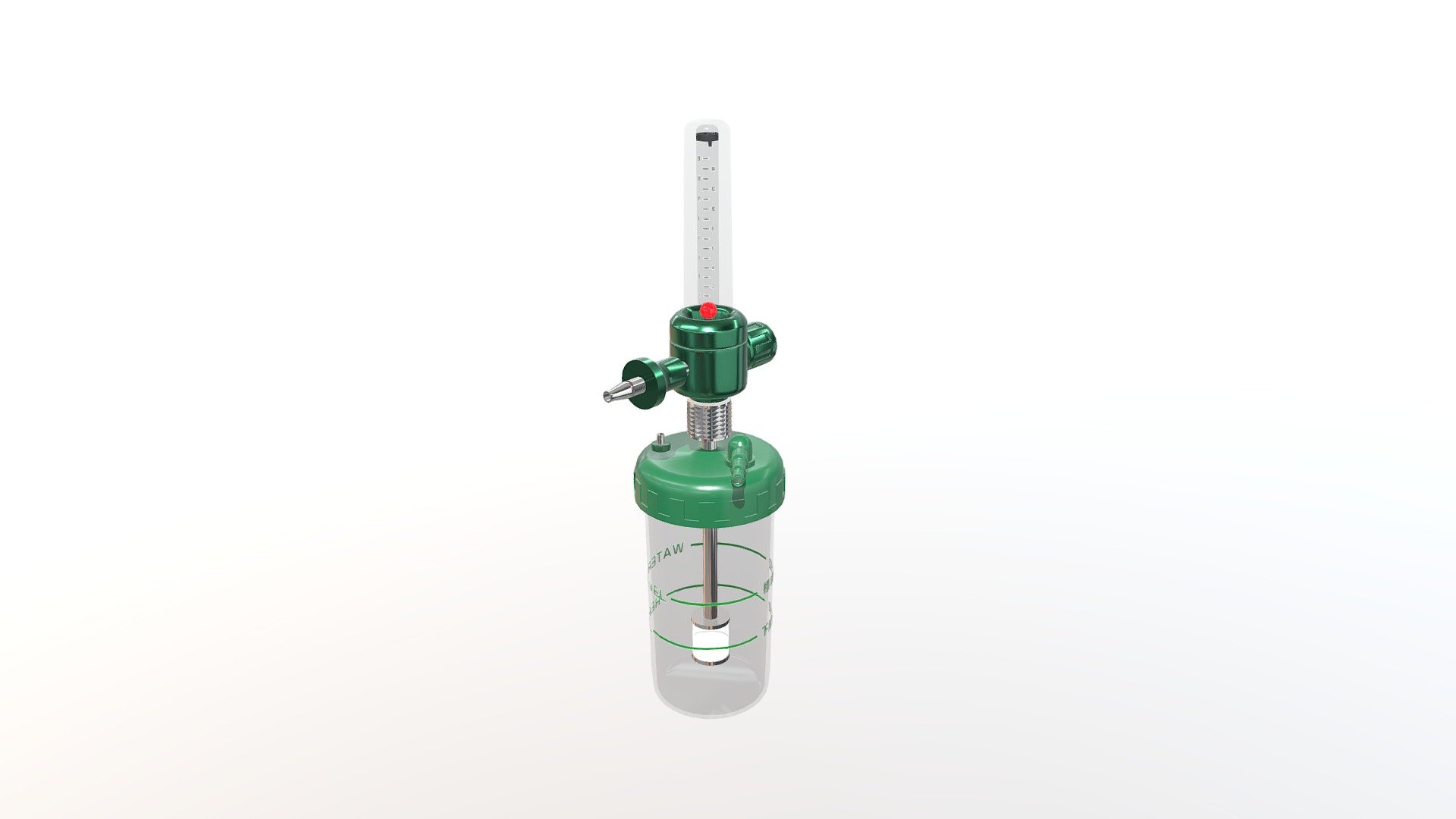酸素流量計 Oxygen Regulator Flow - Download Free 3D model by 星医療酸器 ...