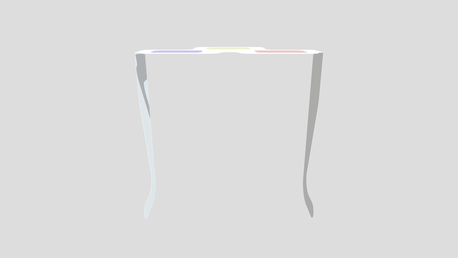 4D GLASSES TRANSPARENT LENSES - Download Free 3D model by Quoc-Anh ...