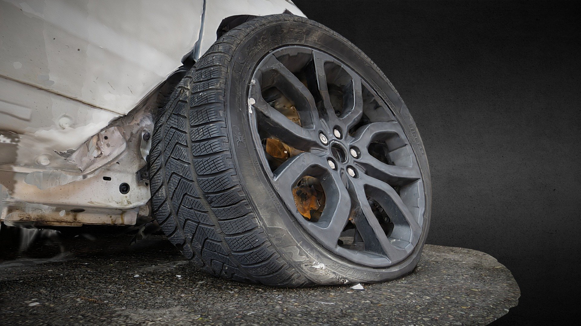 Broken Wheel / Tire - Download Free 3D model by nedo [8e83cec] - Sketchfab