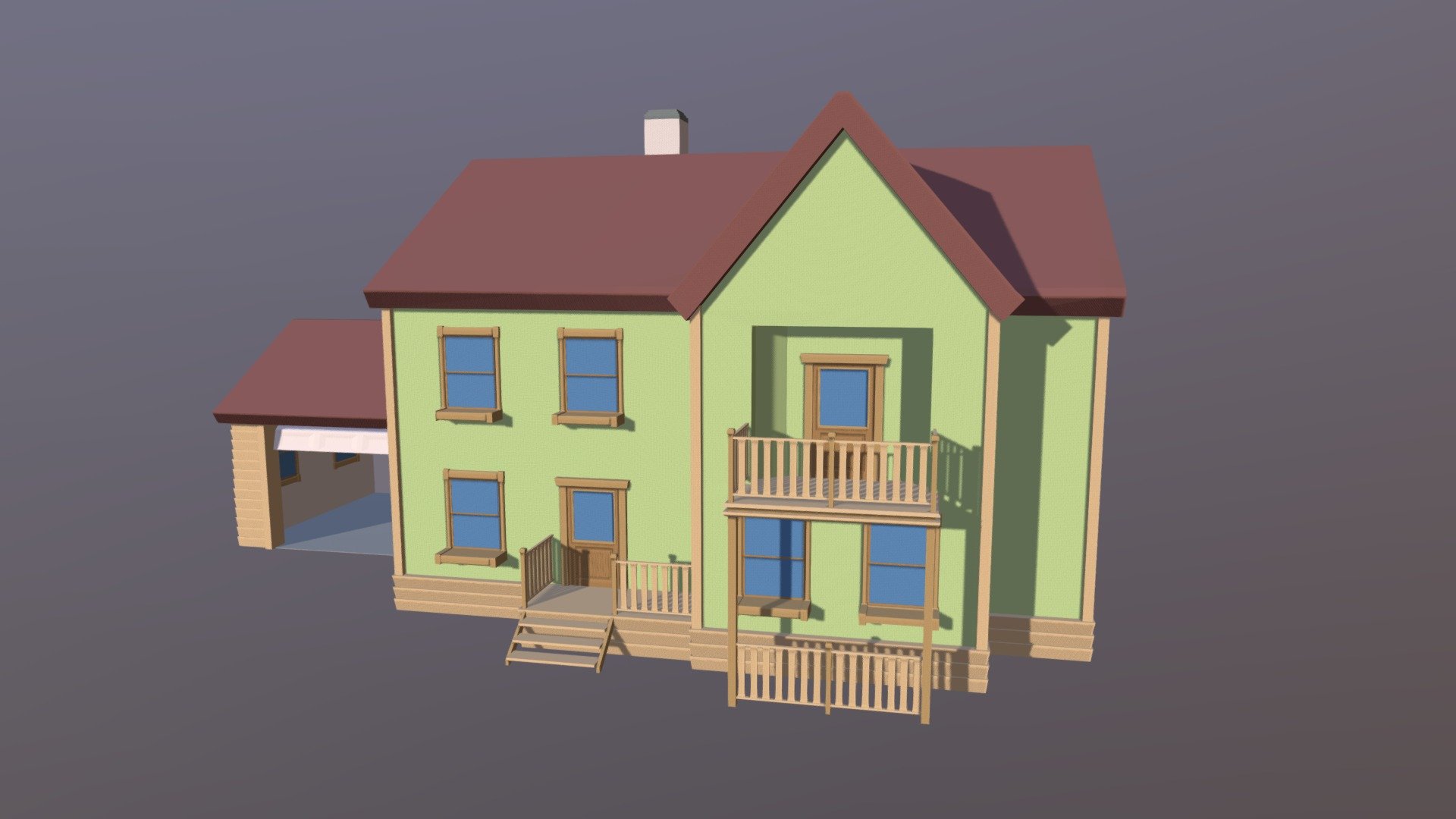 Residential house - Buy Royalty Free 3D model by Artist286b [8e83fed ...