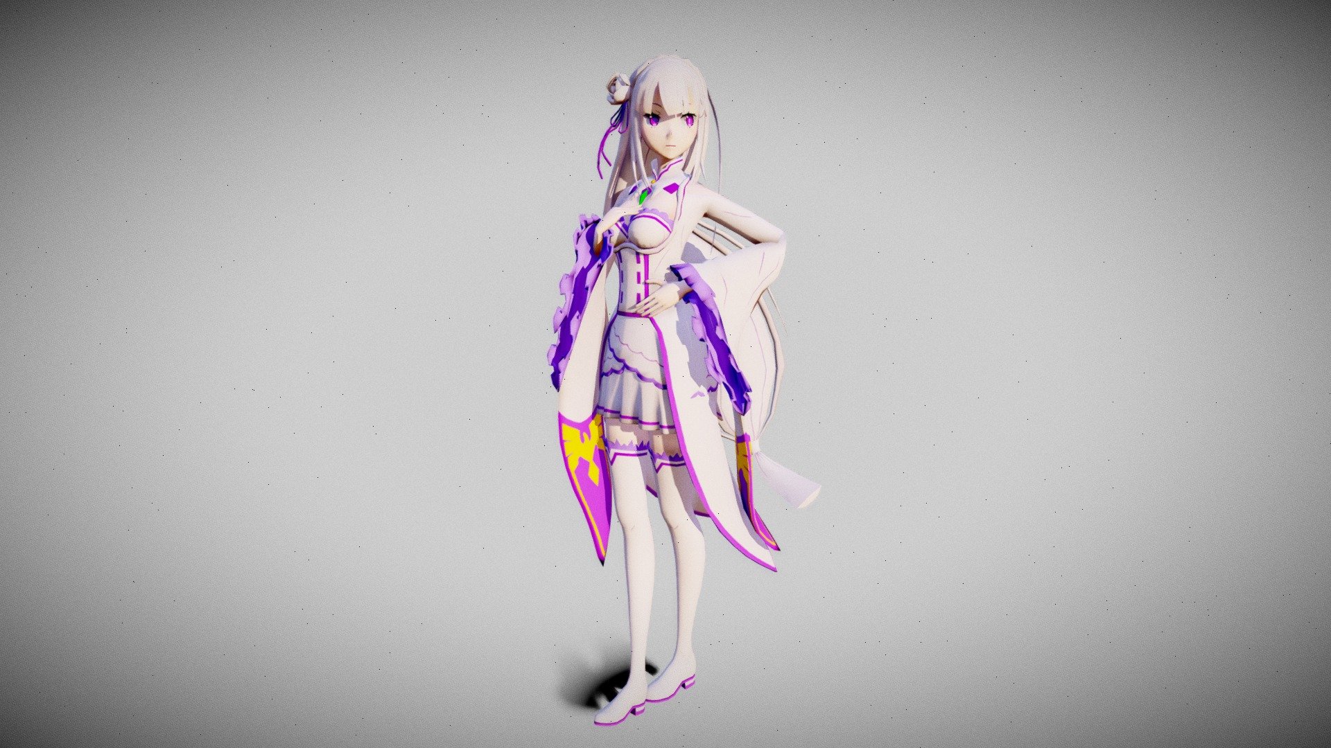 Emilia - Download Free 3D model by 雨宮レン (@oscar3dmodel) [8e84008 ...