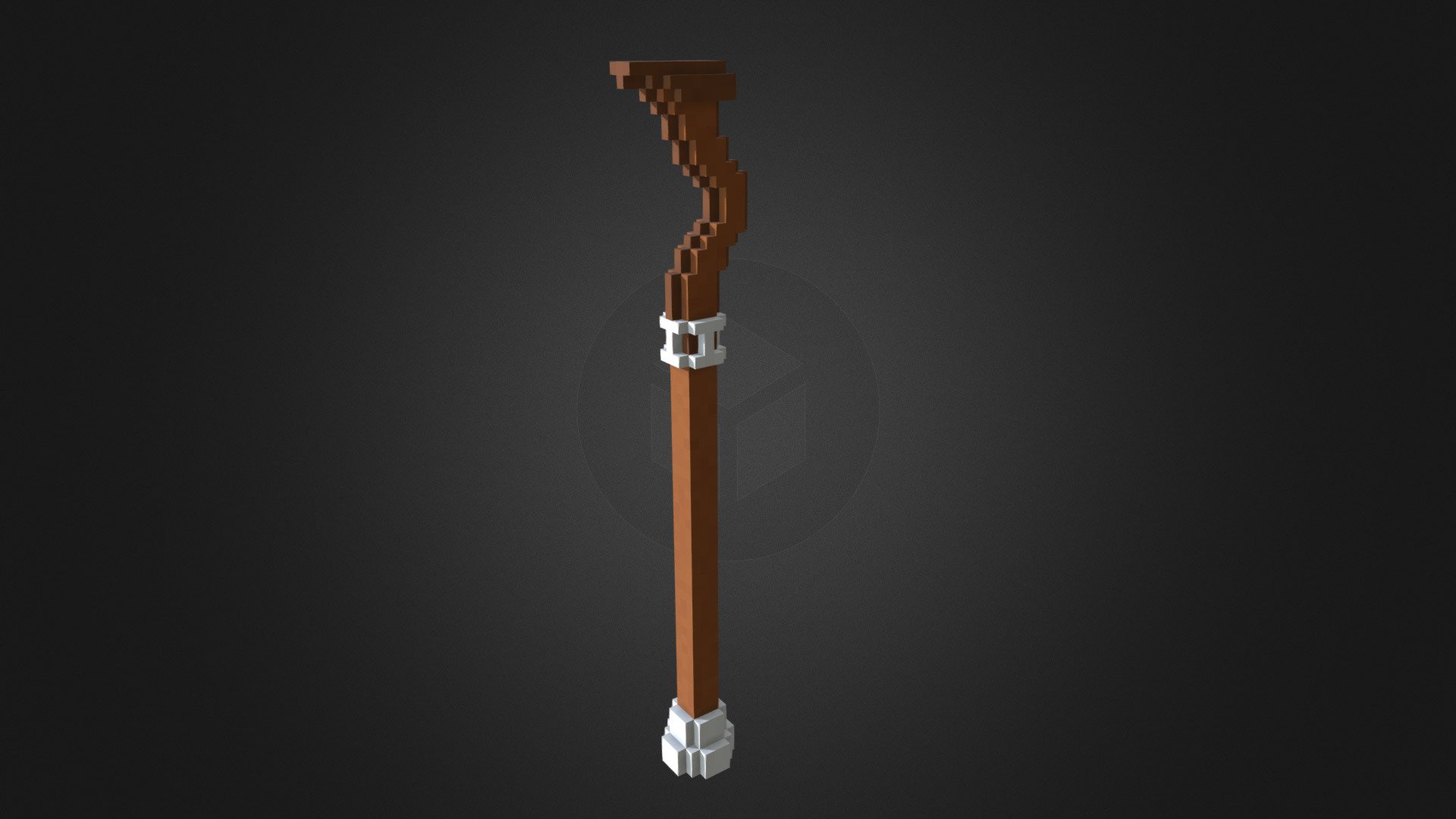 Walking stick - 3D model by Chara_Dreemurr [8e84a59] - Sketchfab