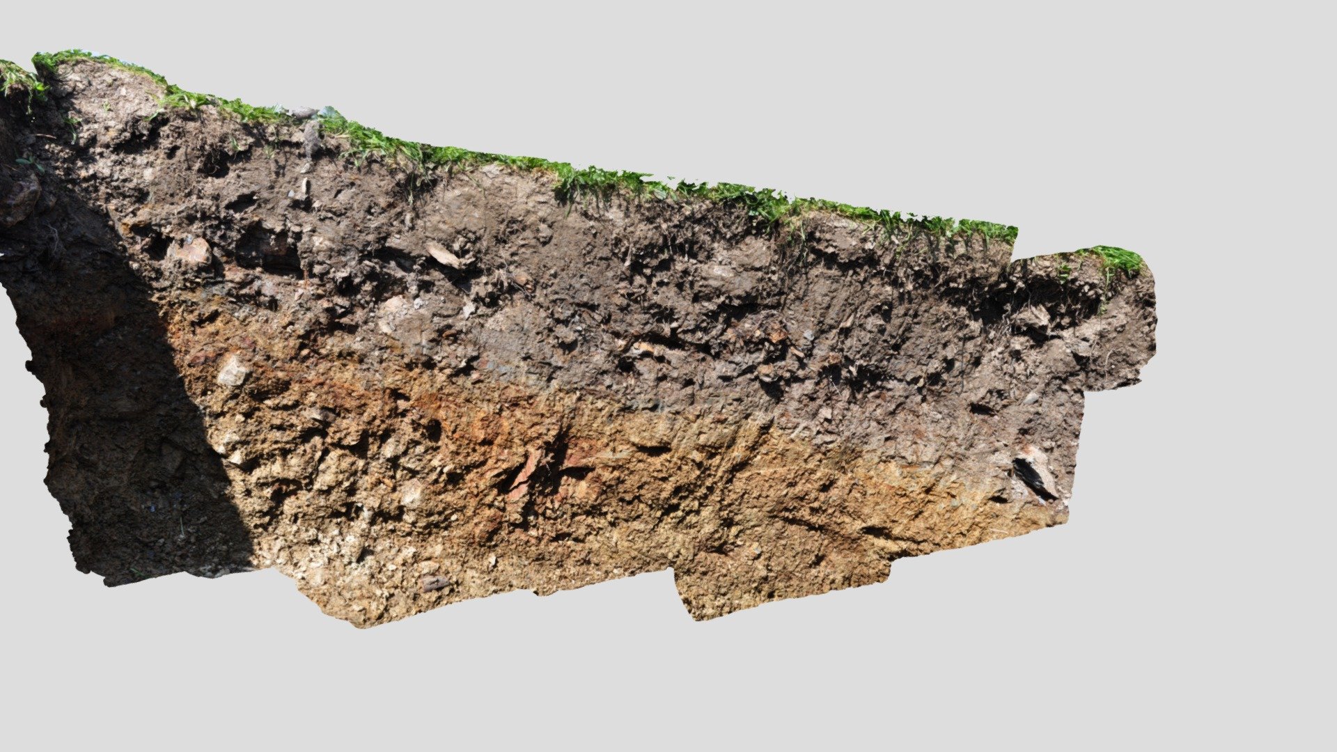 Trench of a "Sackung" at Göriacher Alm, Austria - Download Free 3D ...