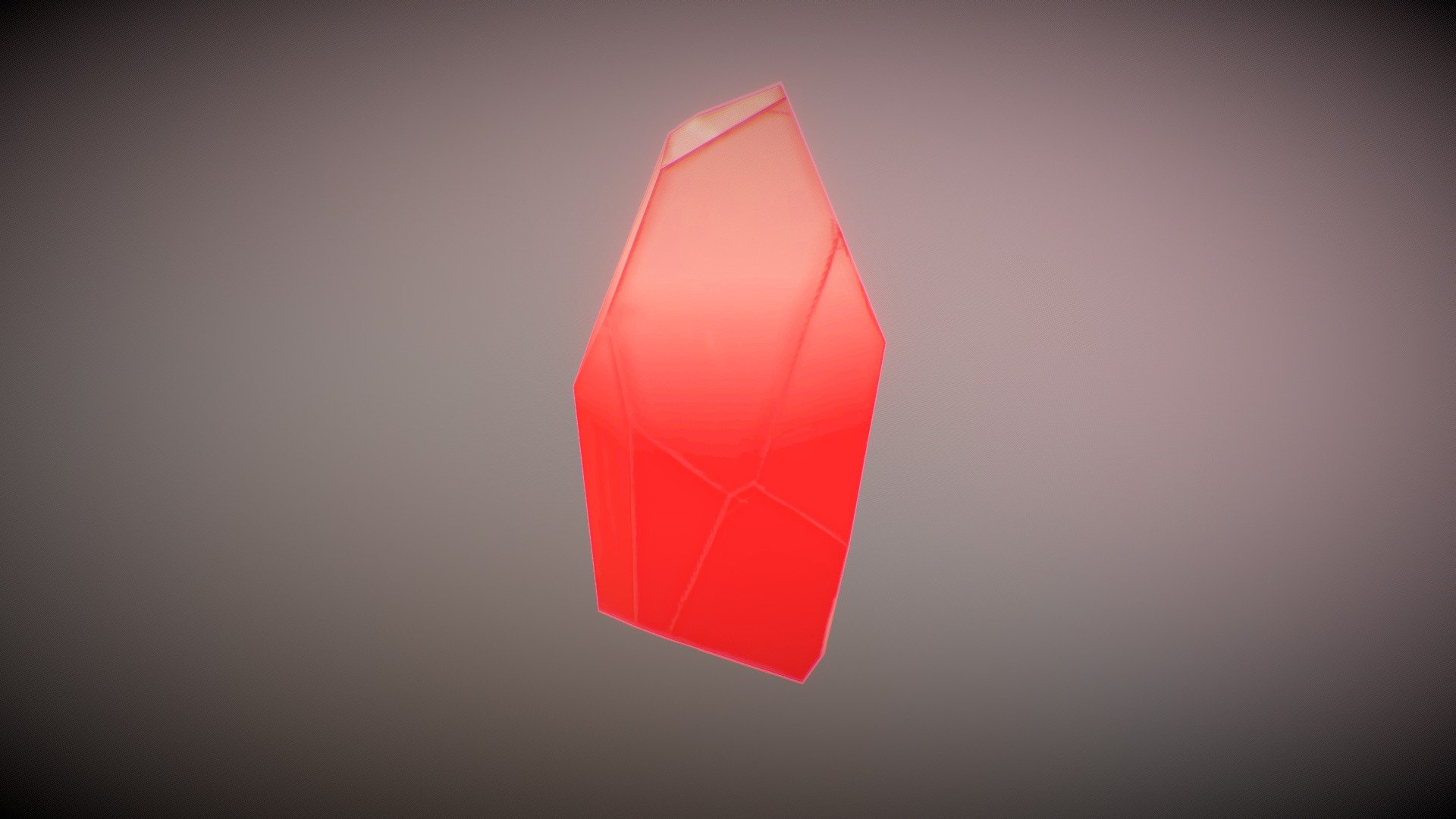 Crystal (Red) - 3D model by Rafael.Oro.IV [8e85eb6] - Sketchfab