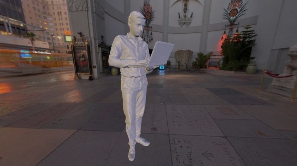 Guy with Laptop - 3D model by GetMe3D [8e8630b] - Sketchfab