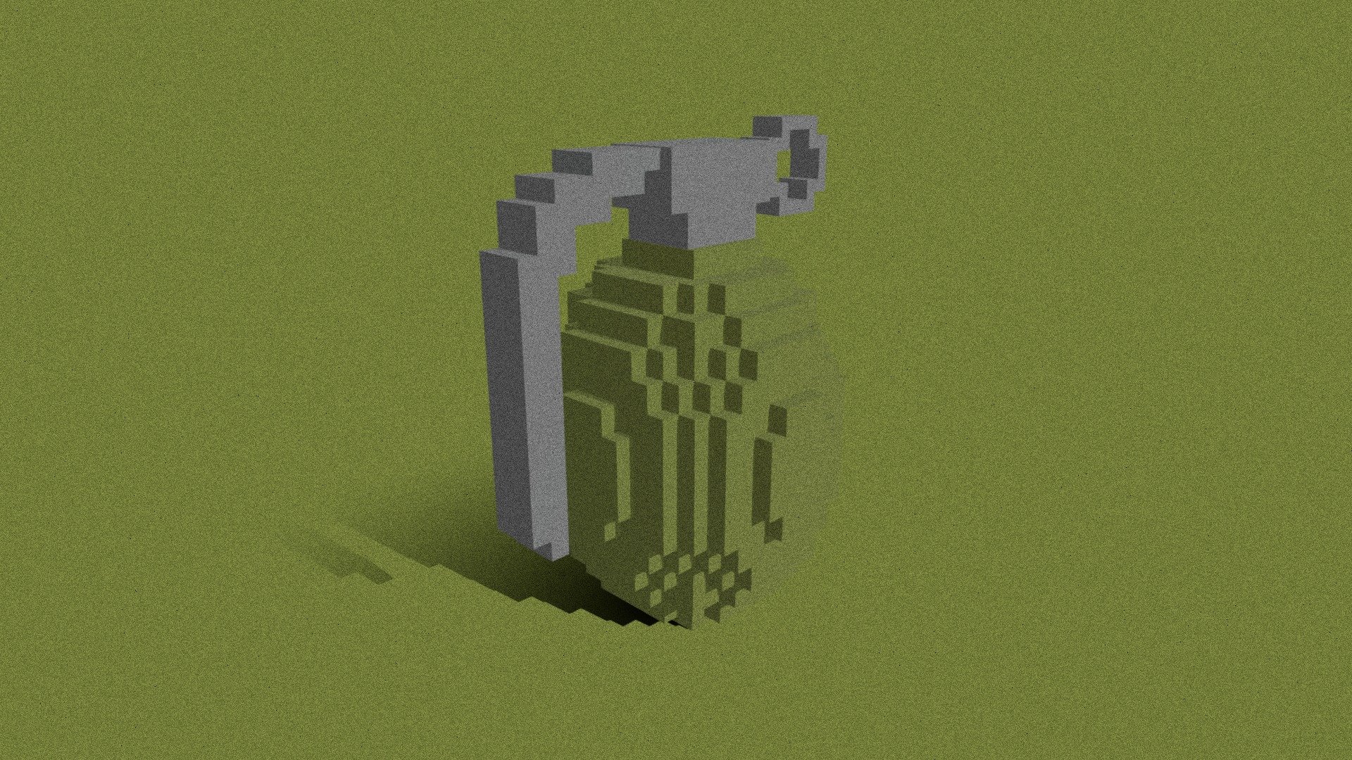 Voxel Granade - 3D model by Umair Yaqub (@UmairYaqub) [8e8632c] - Sketchfab