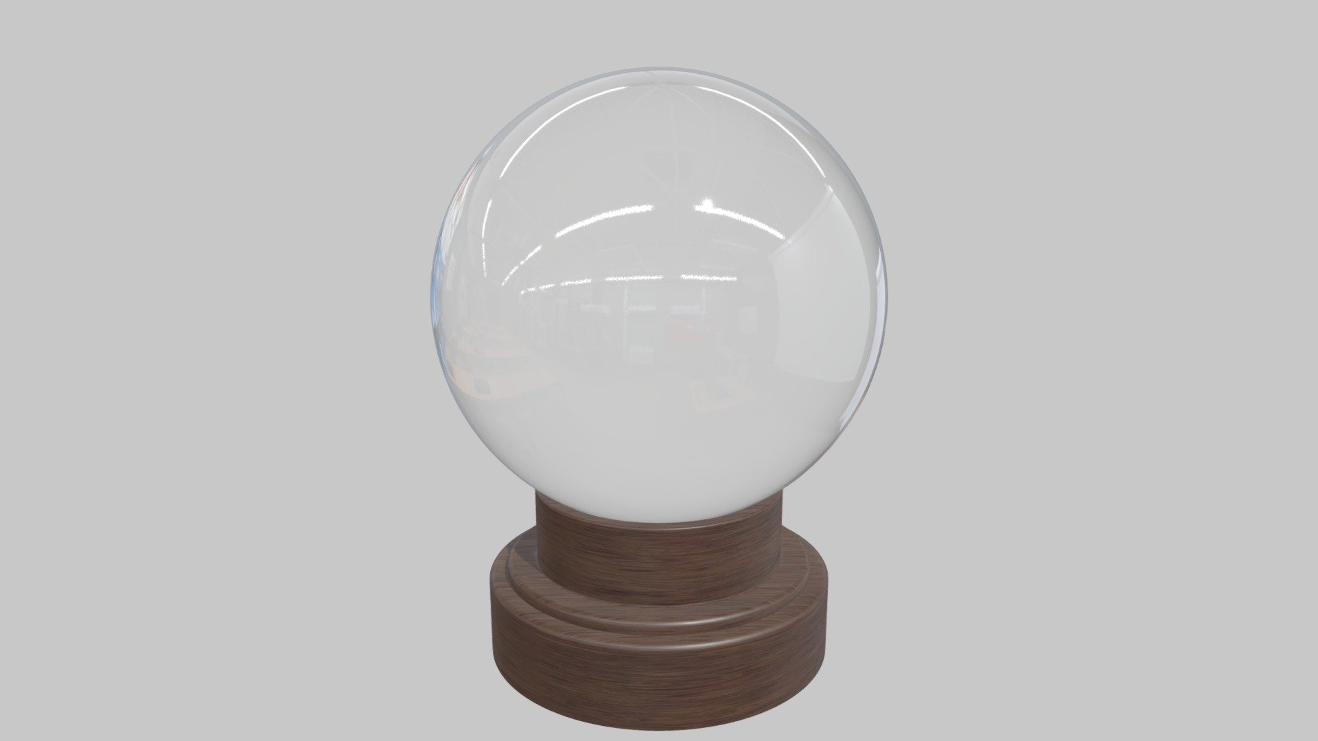 Orbuculum crystal sphere - Buy Royalty Free 3D model by ...