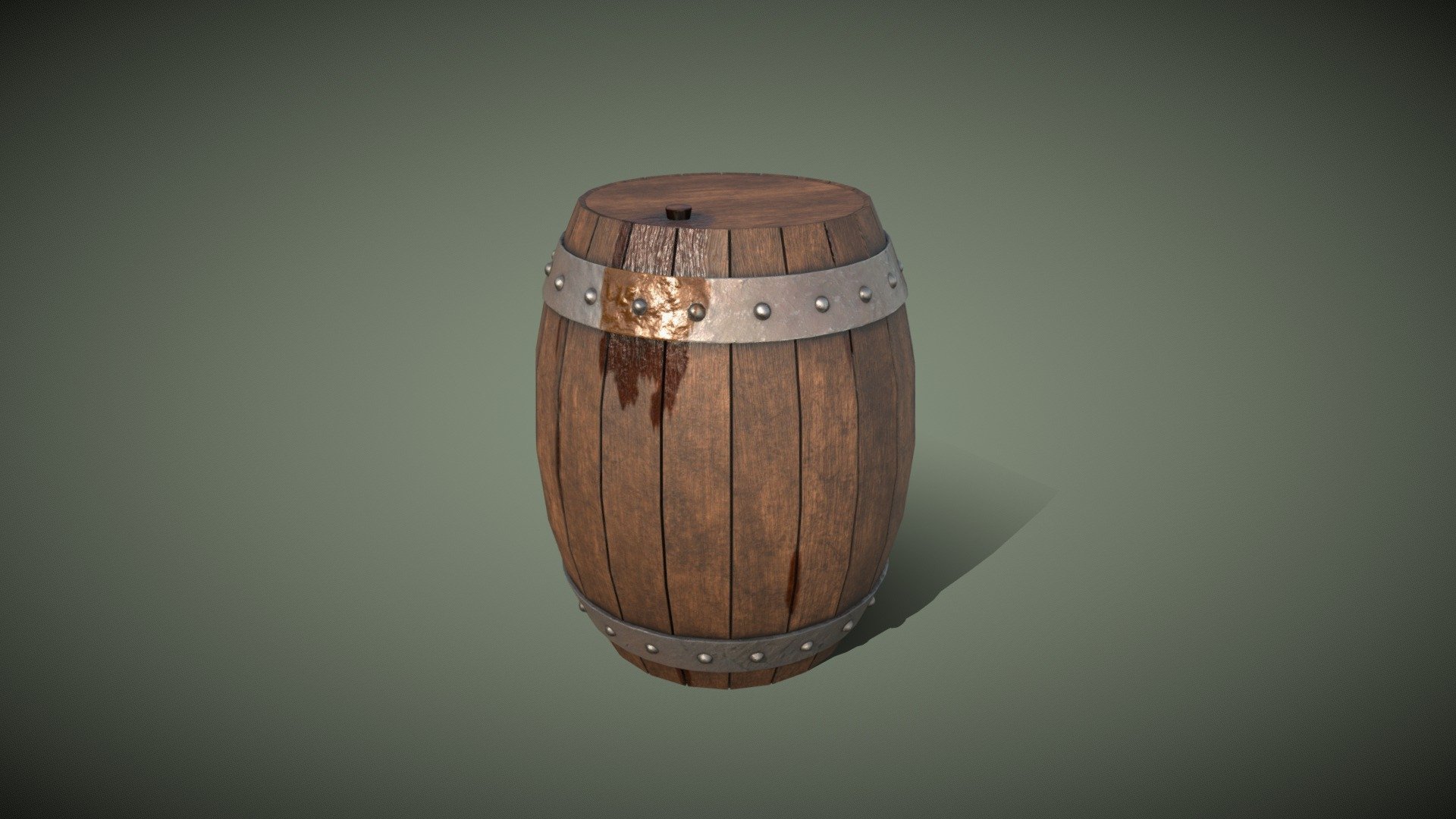 Barrel of Mead - 3D model by Anton Rekarski (@antonrekarski) [8e86f19 ...