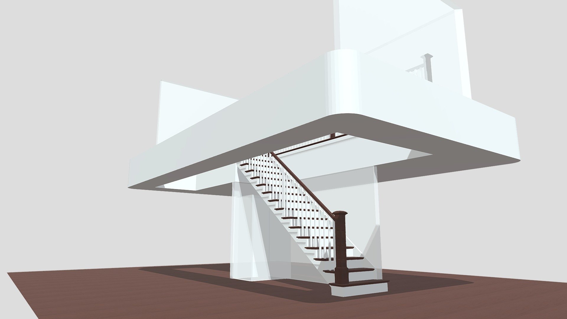 Kealey Tackaberry Log Homes - 3D model by Accurate Stairs and Railings ...