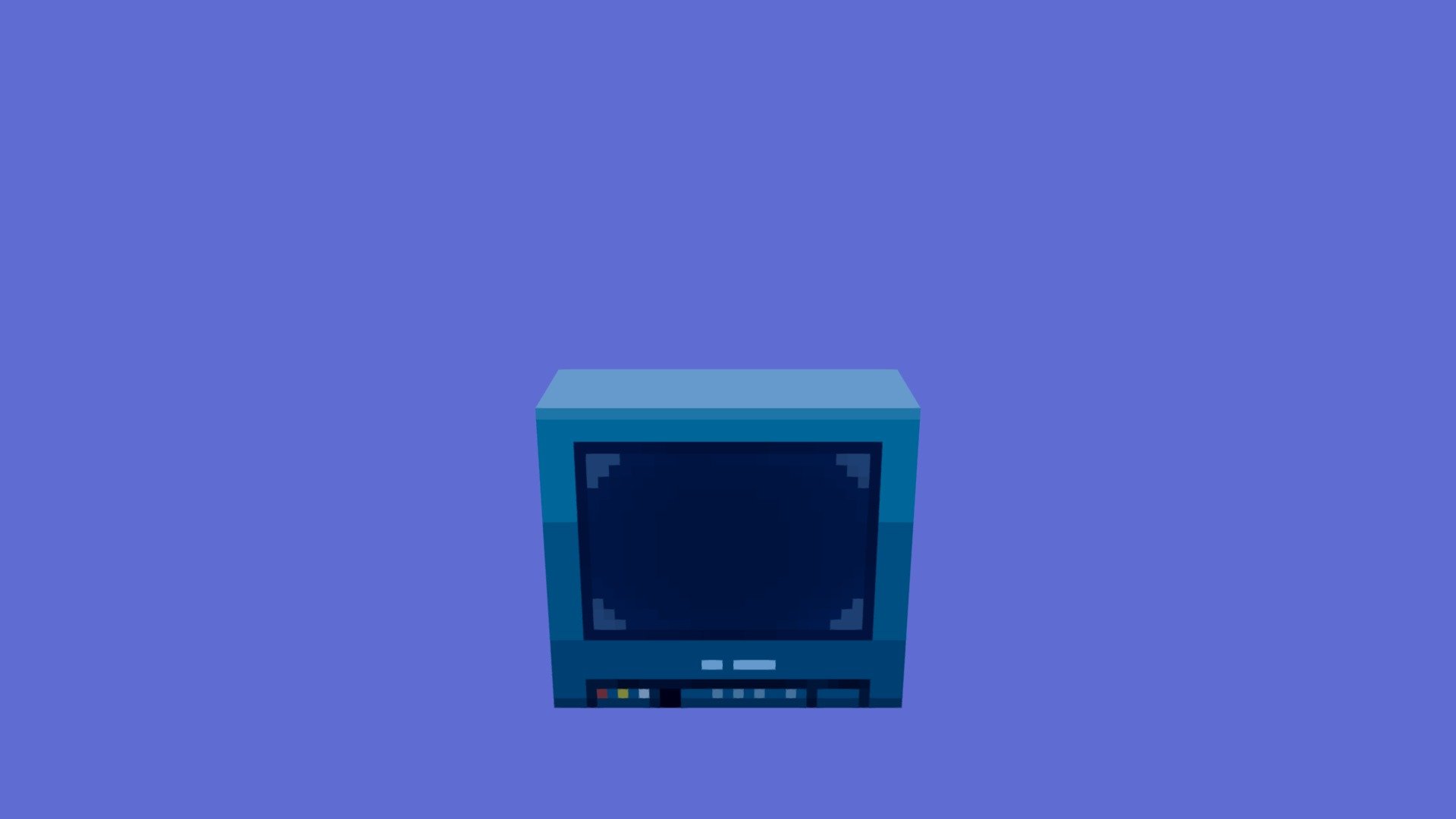 Pixel TV - 3D model by bigfan [8e881a6] - Sketchfab
