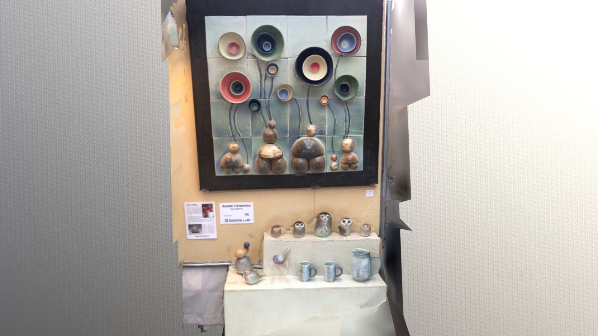 Aimee Ceramics Booth Wall 3 Seattle Show - 3D model by levitycreations ...
