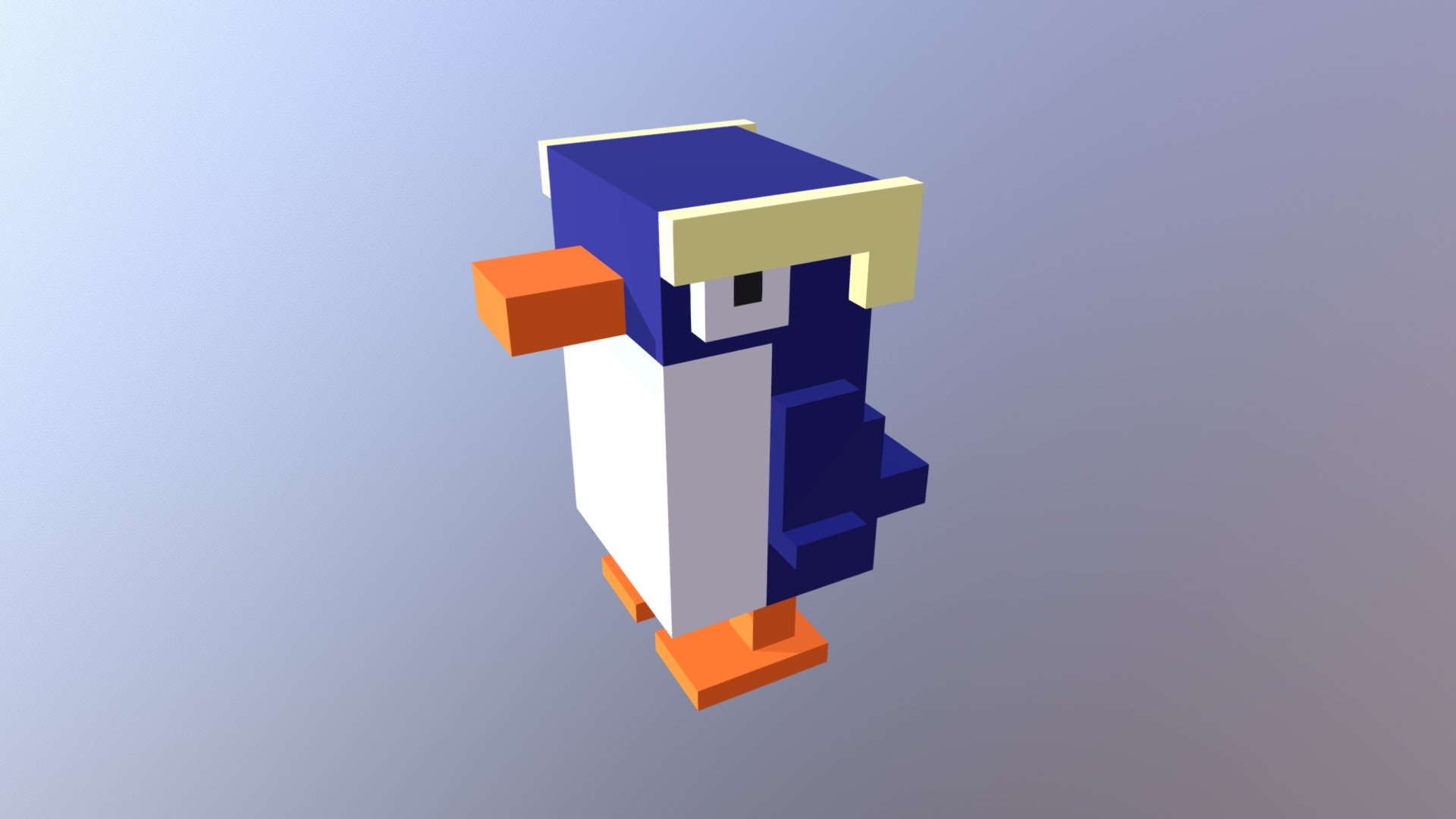 Voxel Fiorland Penguin - 3D model by Guillermo Willy Moral (@willymoral ...