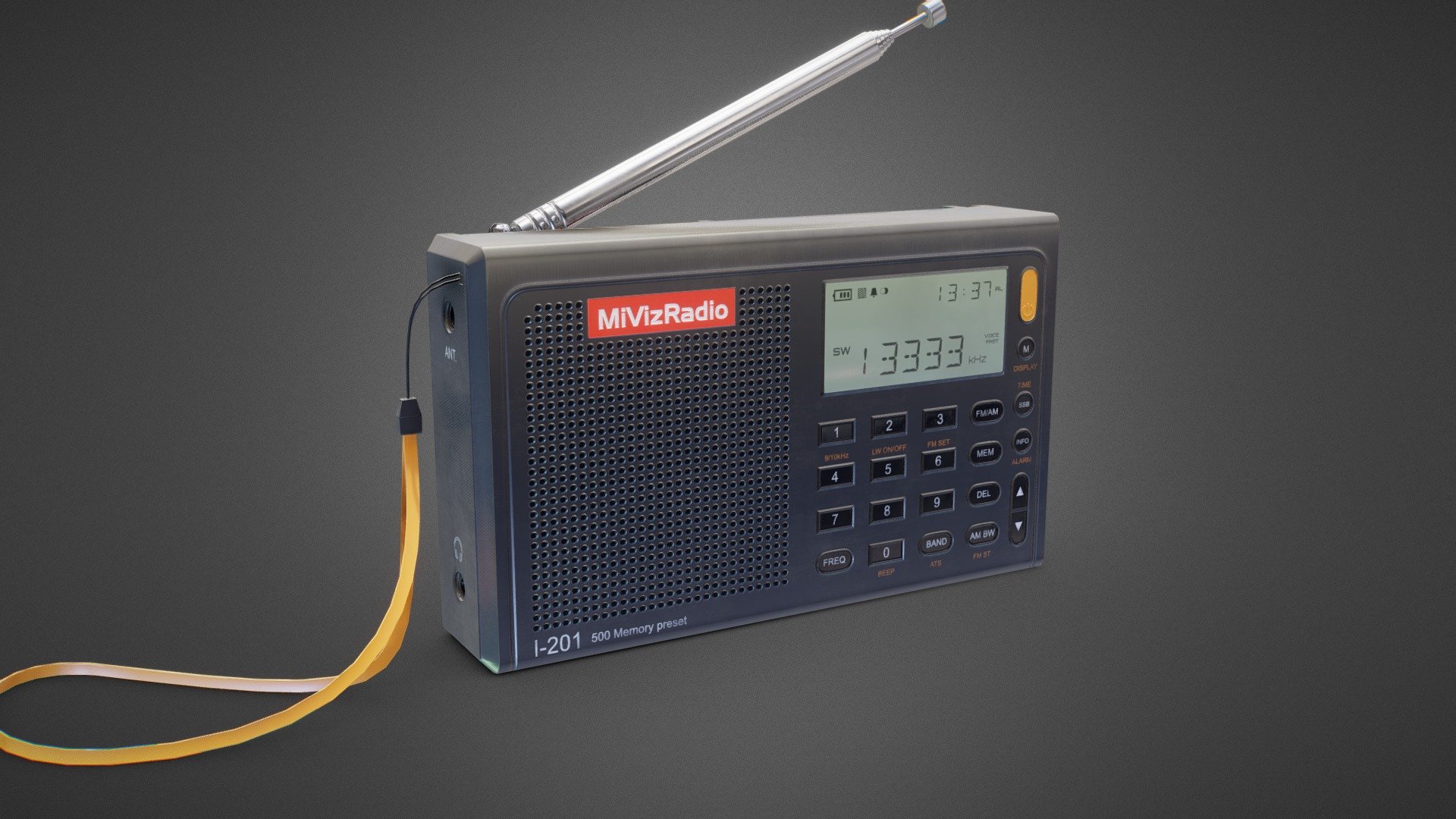 Portable FM Radio - Download Free 3D model by Ilya Maksimov ...