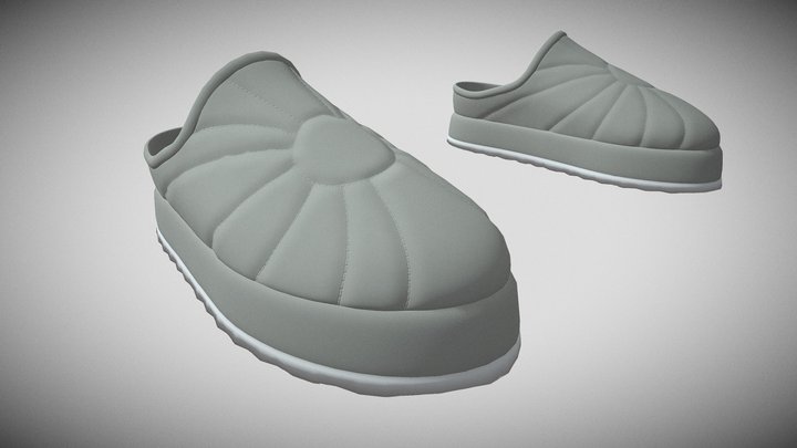 Slippers 3D models - Sketchfab