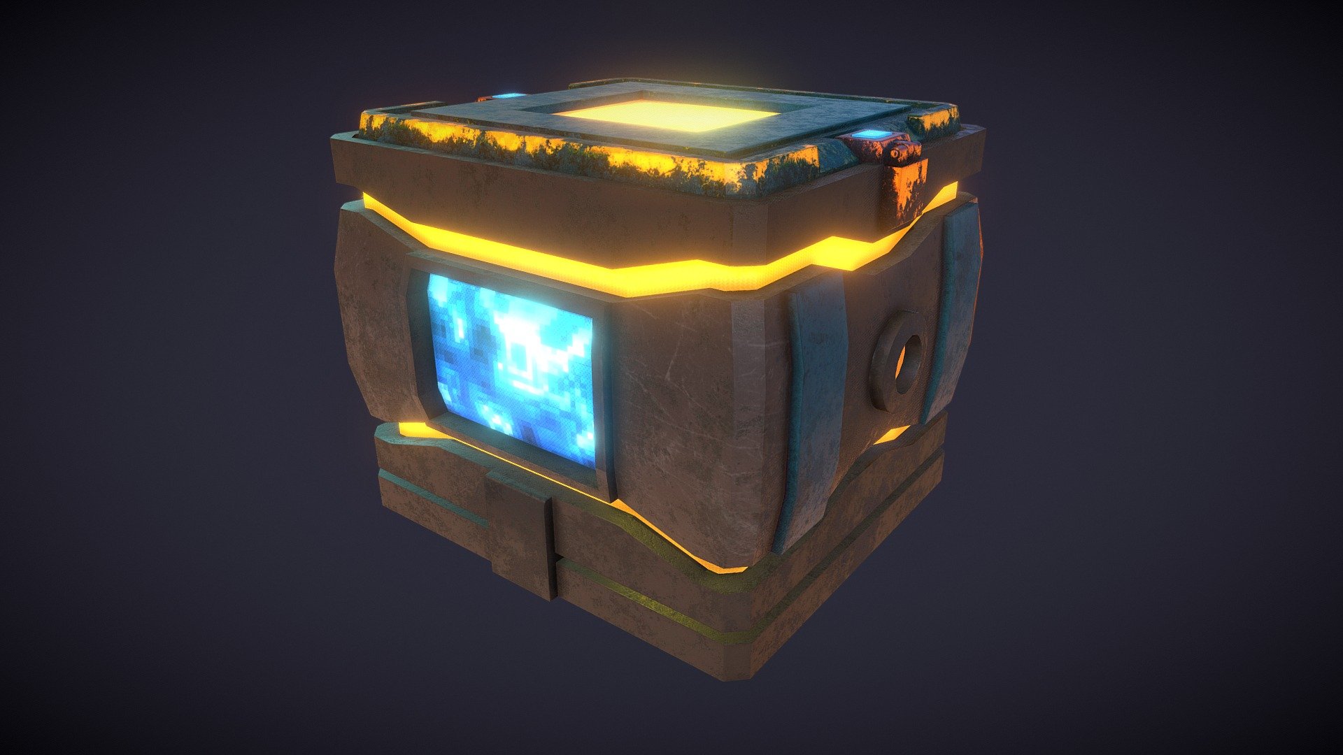 Sci-Fi Weapons Crate Low Poly - 3D model by robot51ck [8e8bdc9] - Sketchfab