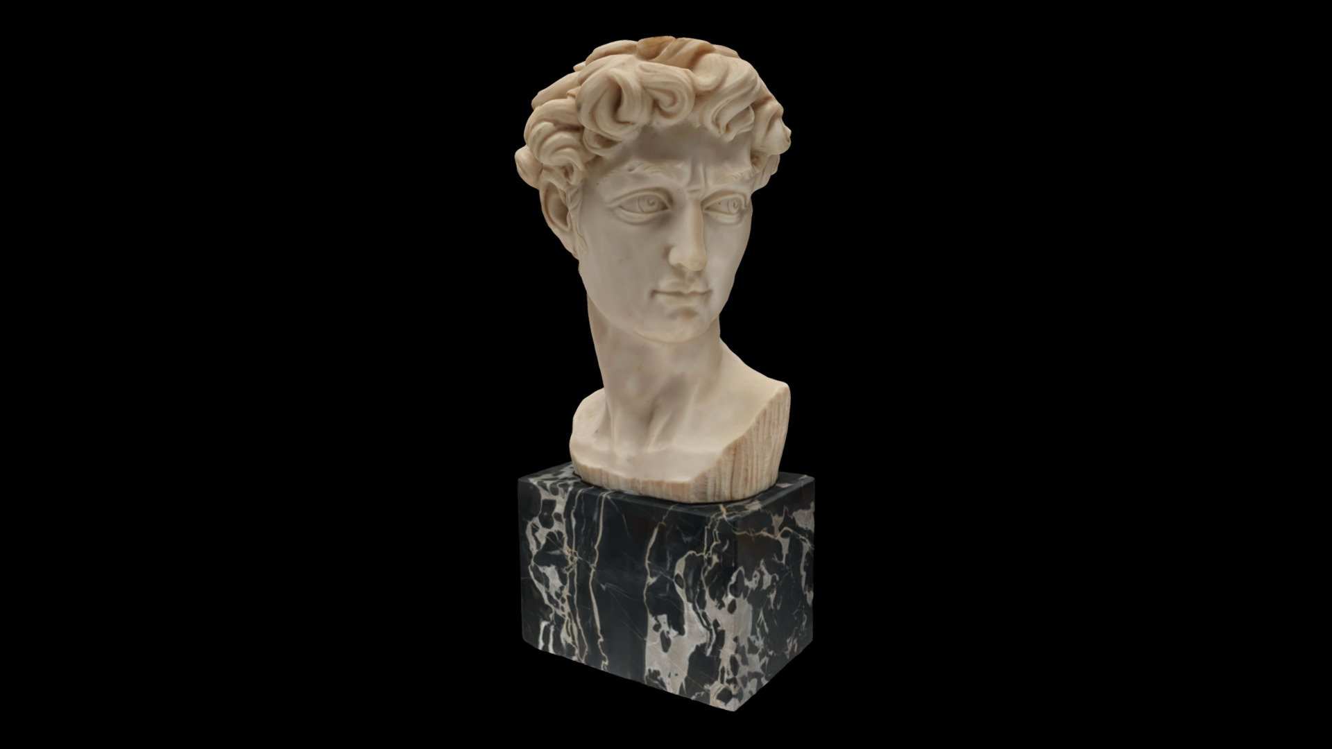 David Michelangelo bust sculpture scan - Buy Royalty Free 3D model by ...