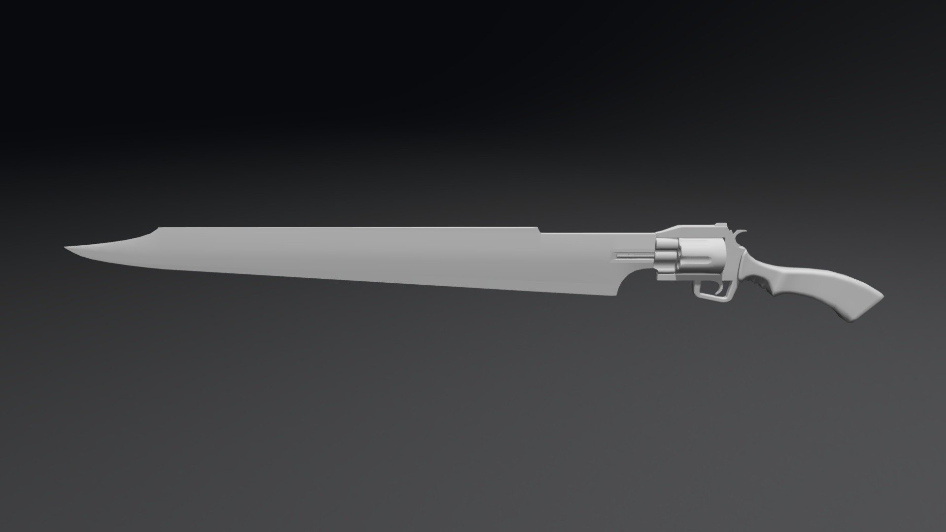 Gunblade- Revolver MCINDUS - 3D model by mcindus [8e8d084] - Sketchfab