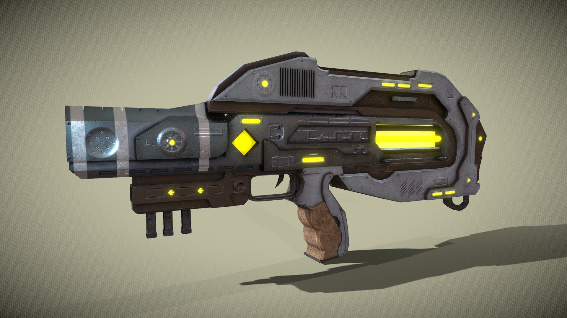 Fantasy Shotgun - Buy Royalty Free 3D model by SnowyTrain [8e900eb ...