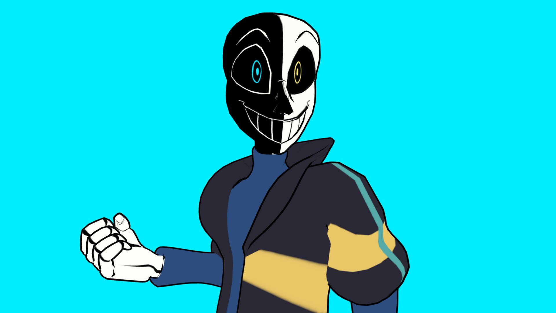 Ink Sans - 3D model by Wexaquv [8e90a61] - Sketchfab