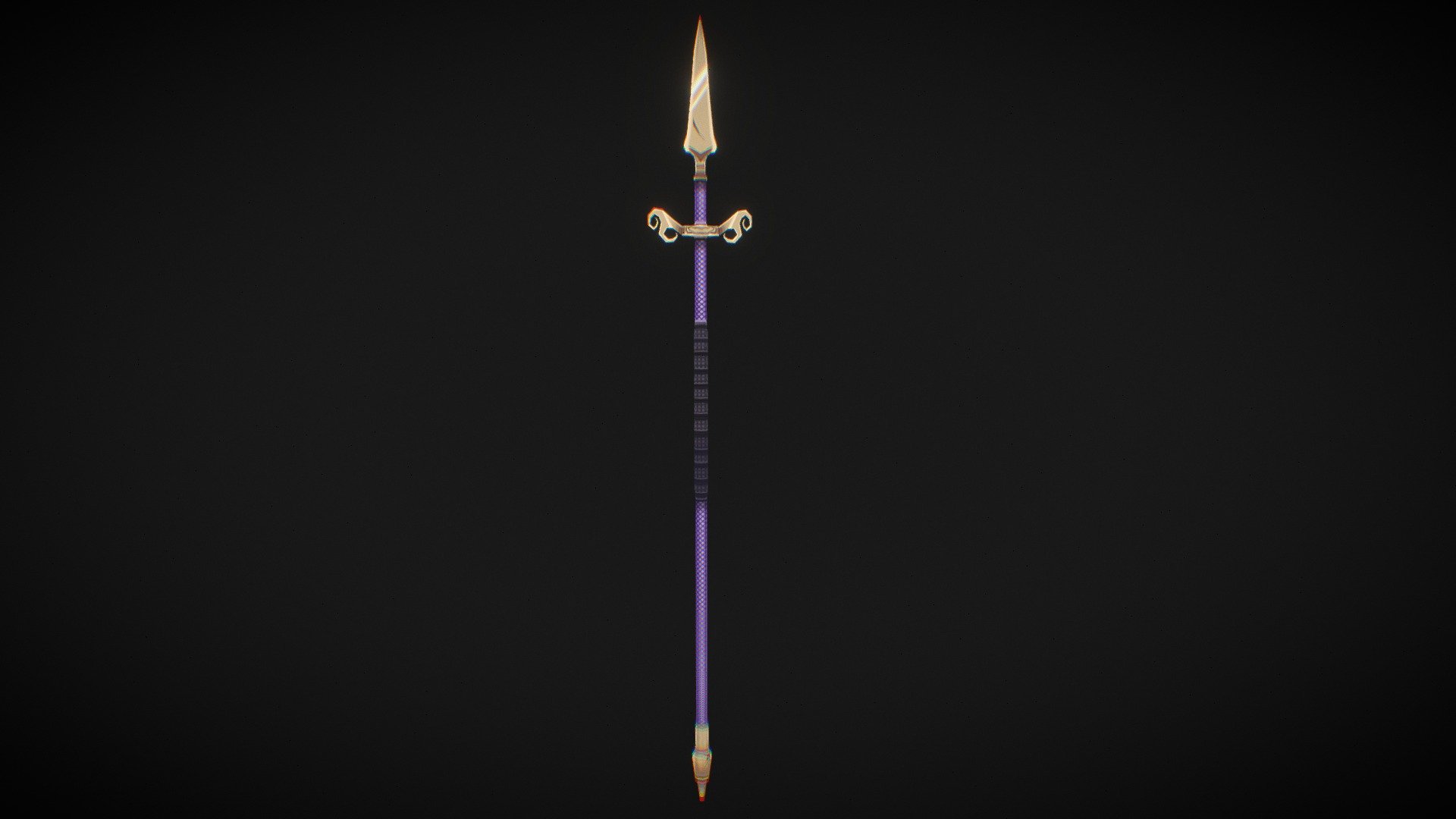 Low Poly Eastern Spear - Download Free 3D model by Benduku [8e90b11 ...