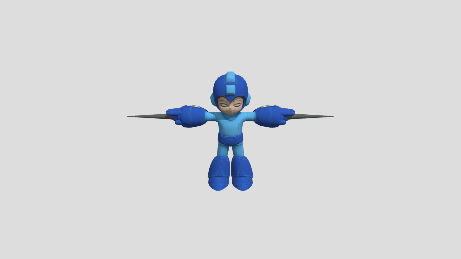 Megaman Model 3d - Download Free 3D model by mpolo0604 [8e91bde ...