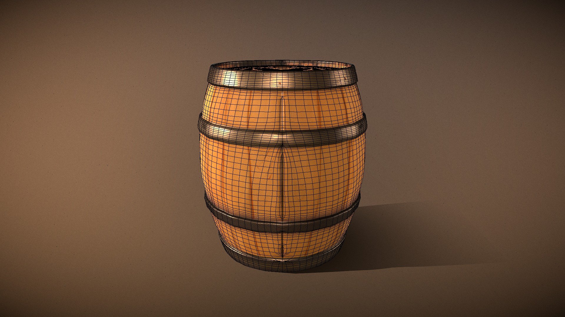 Wooden storage barrel - Download Free 3D model by 3d Eye Catcher (@3d ...