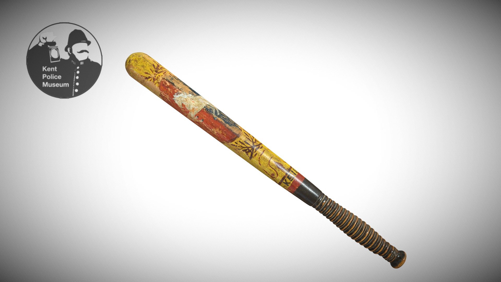 Victorian Painted Kent Police Truncheon - 3D model by propmaster ...