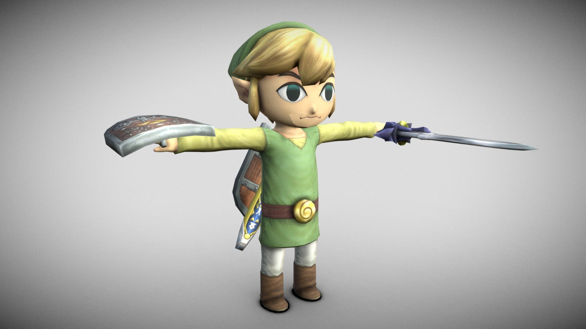 Toon Link - Download Free 3D model by 雨宮レン (@oscar3dmodel) [8e94556 ...