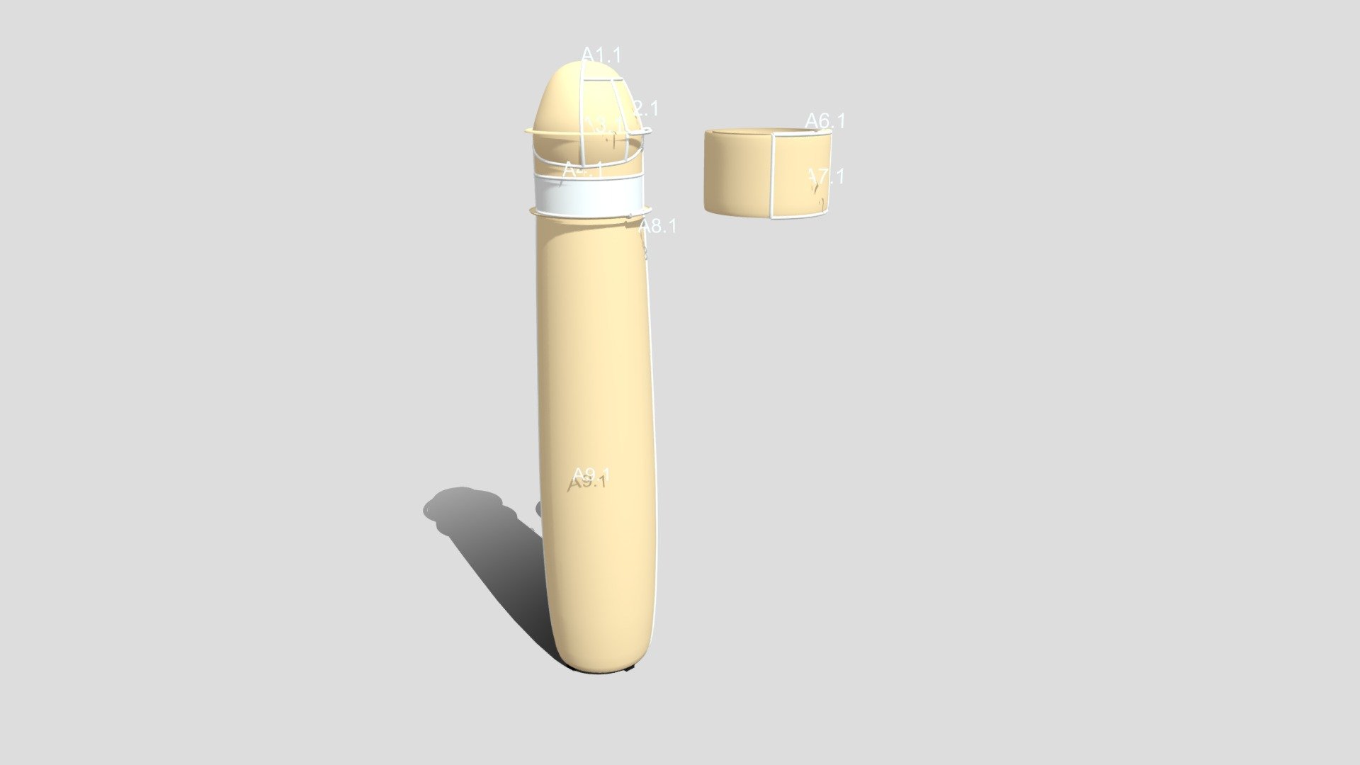 A-059 Forma Especial, Foreskin, guia de costura - 3D model by allendale ...
