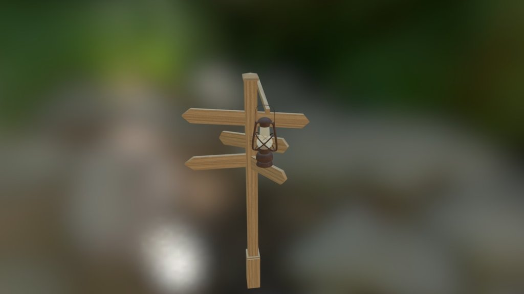 Medium Prop Model - Wild West Lightpost OFFICIAL - 3D model by Ivan ...