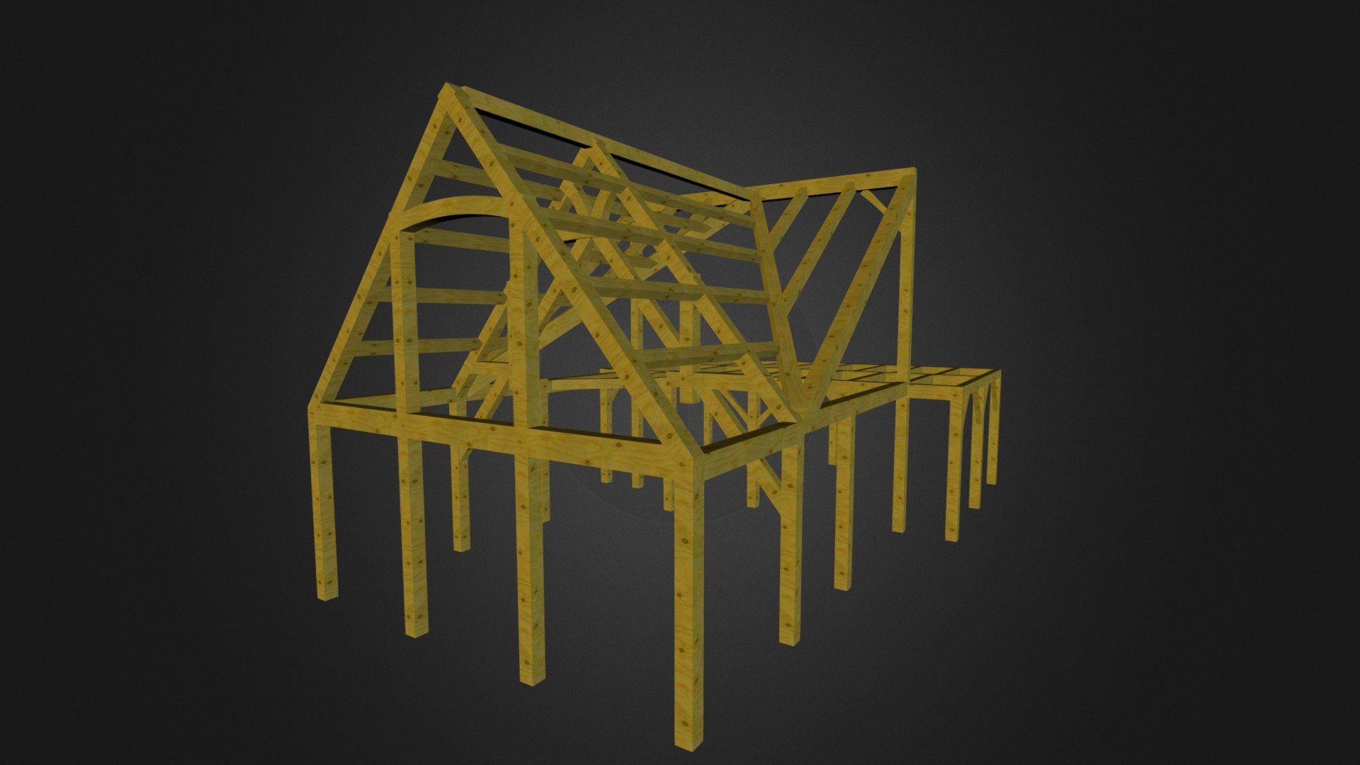 Morley Timber Frame - 3D model by Heirloom Timber Homes ...