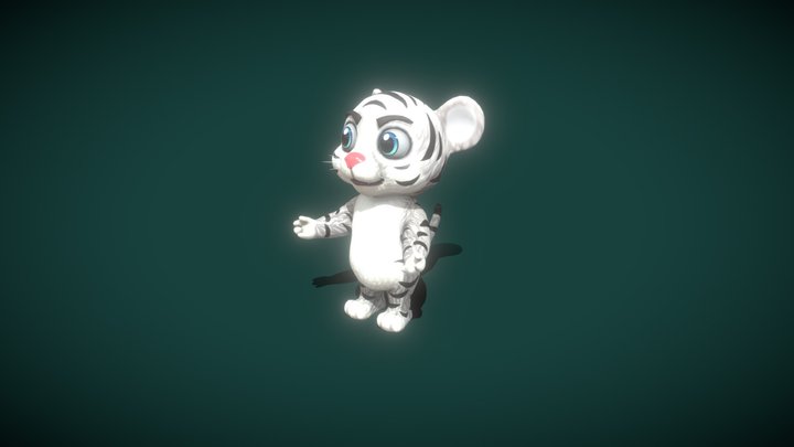 Cartoon-tiger 3D models - Sketchfab