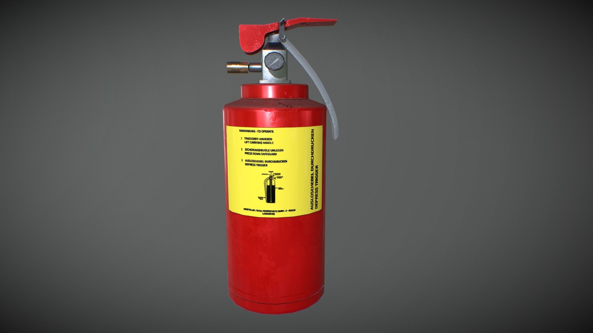 Exteincteur - 3D model by julien.boutet.XXII [8e98ce1] - Sketchfab
