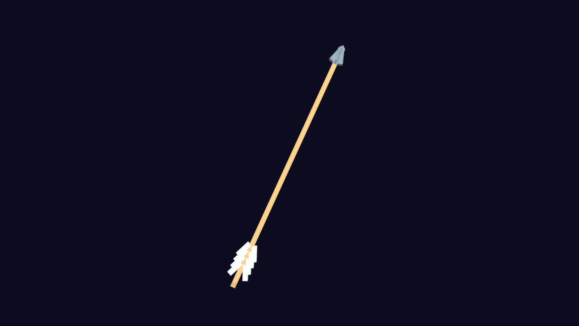 Samurai Voxel Arrow - 3D Lowpoly Models - 3D model by MrMGames [8e99353 ...