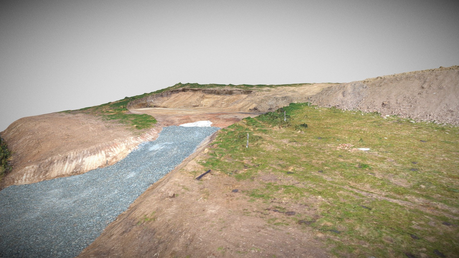 Landscape Simplified 3d Mesh - 3D model by Eiredrone [8e9962e] - Sketchfab