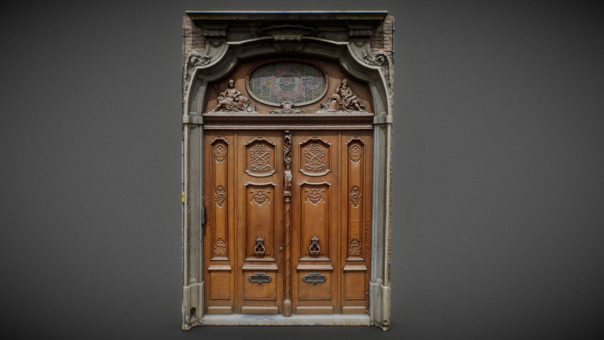 Door Wood Historic A - Buy Royalty Free 3D model by Polygonal ...