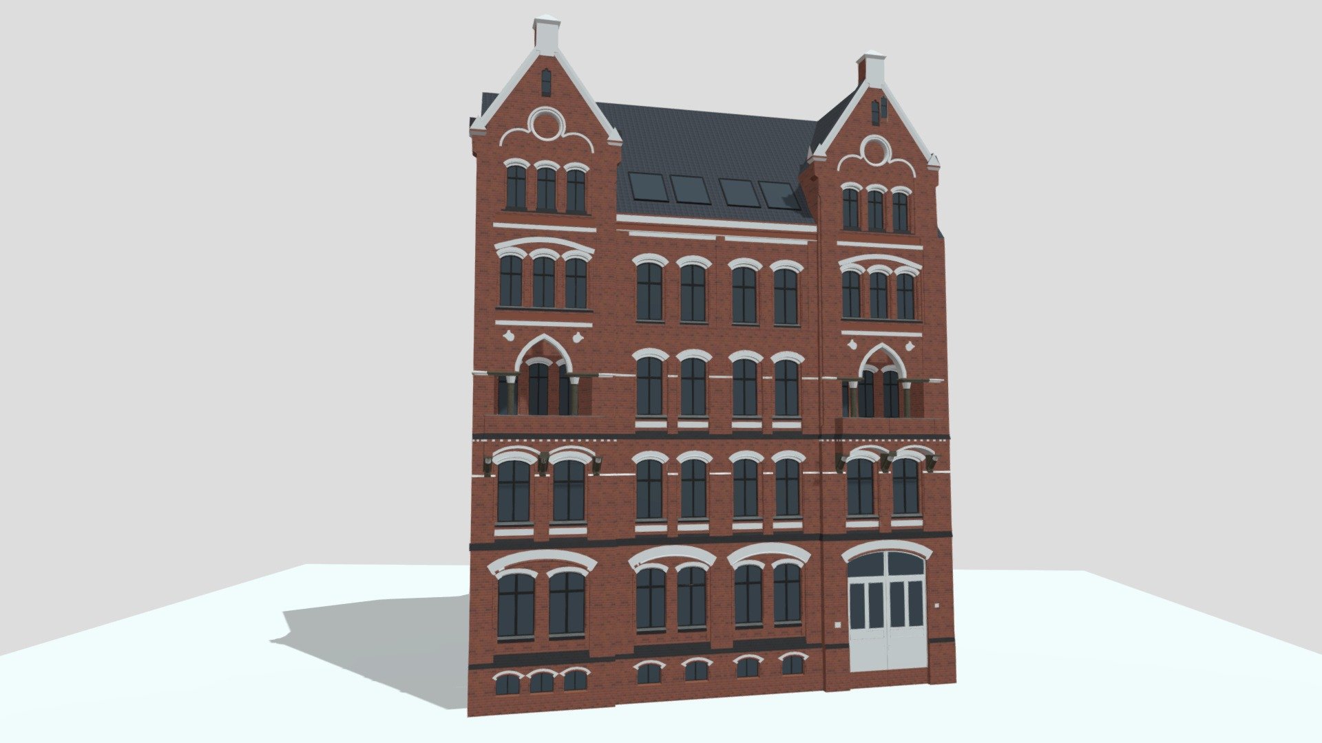 Low Poly Building - 3D model by Art ssfk (@artssfk) [8e9b7c0] - Sketchfab