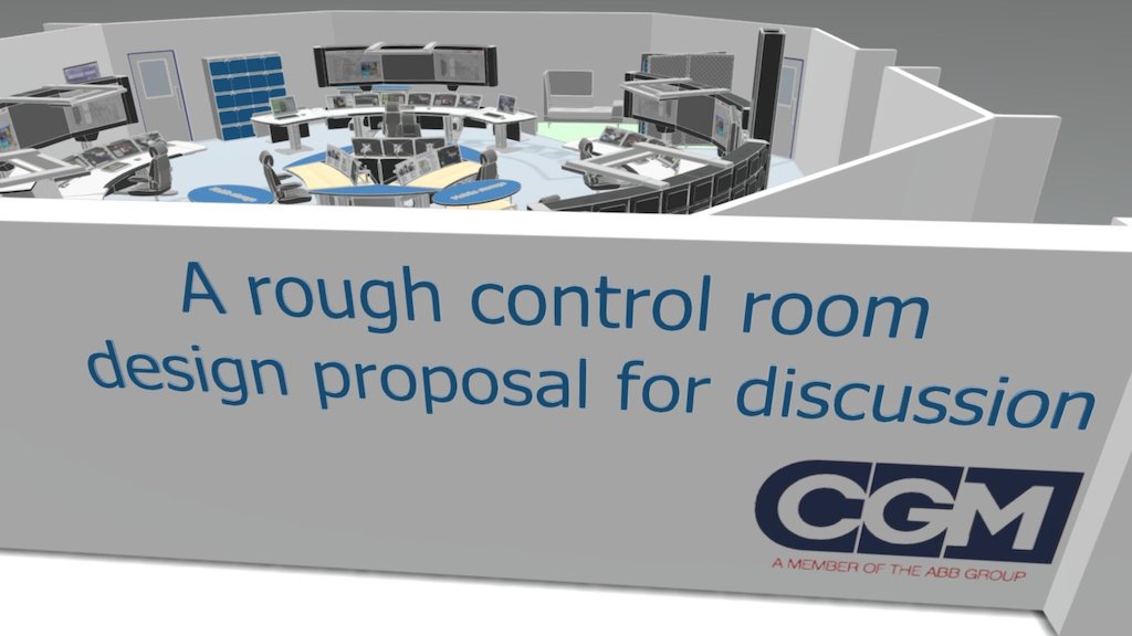 Control Room Design in moderization - 3D model by CDE (@cgmpierre ...