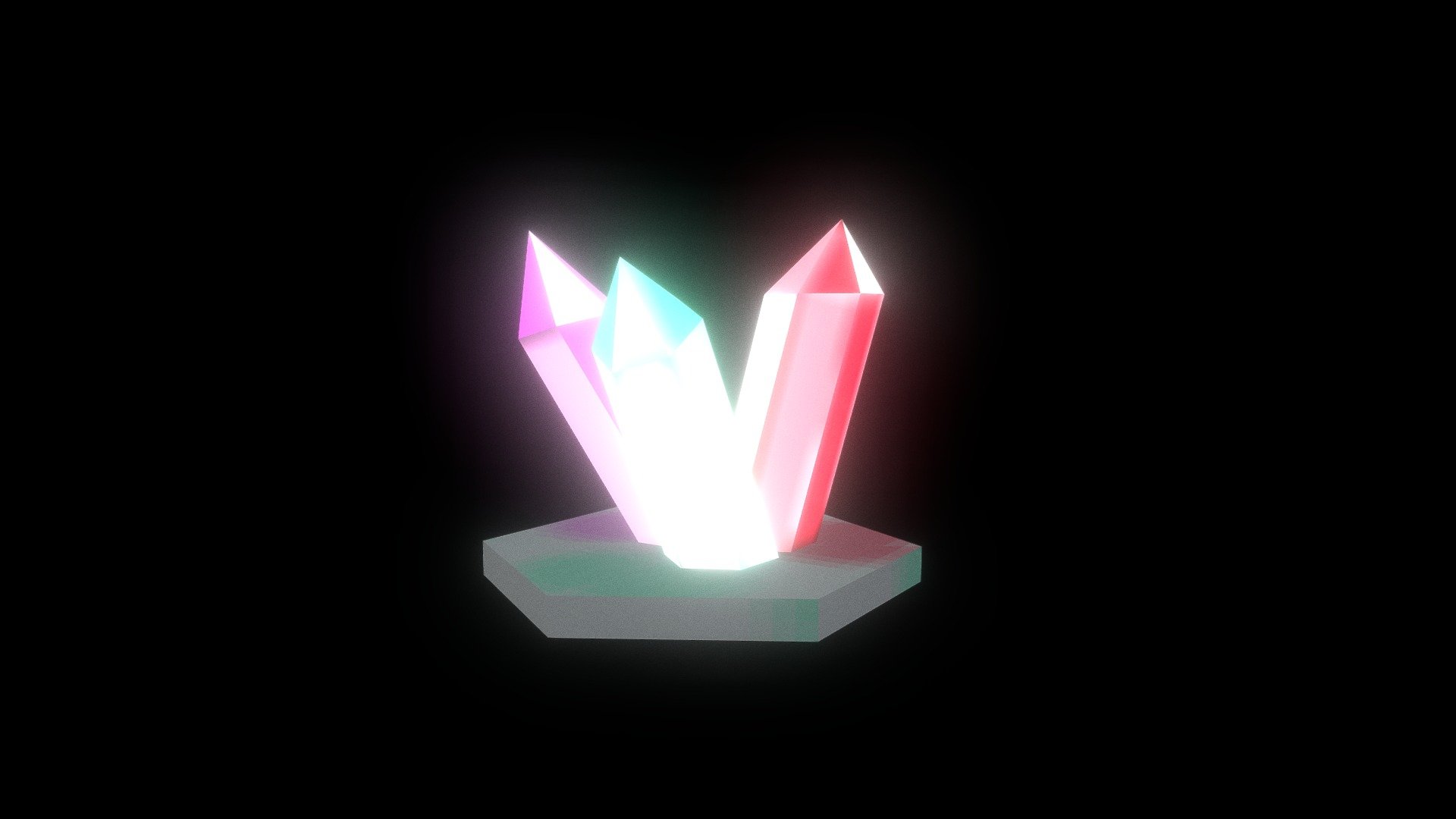 Crystals - 3D model by Panda_Man_III [8e9dc9d] - Sketchfab