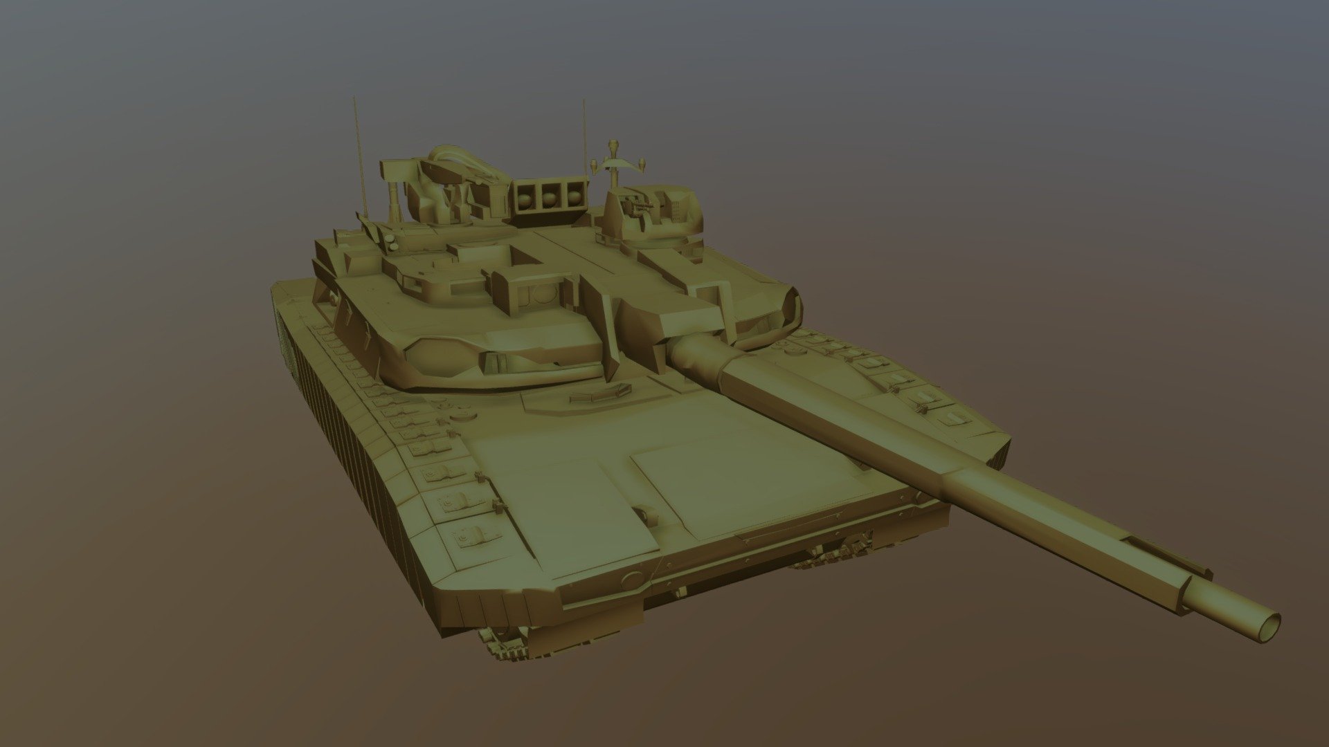 Tank Leclerc Evolution - 3D model by Nikolas Nesterenko (@3Double_N ...