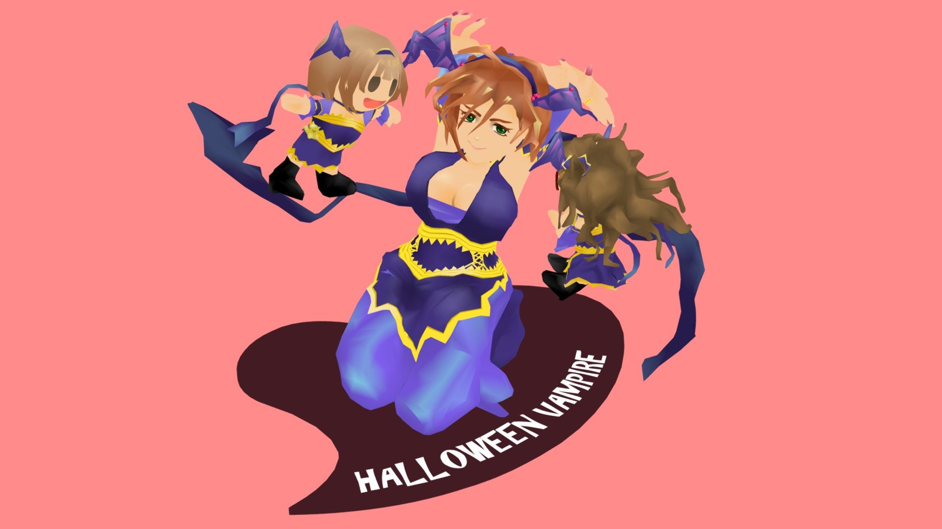 HALLOWEEN VAMPIRE (FanArt) - 3D model by DatuRak [8ea1926] - Sketchfab